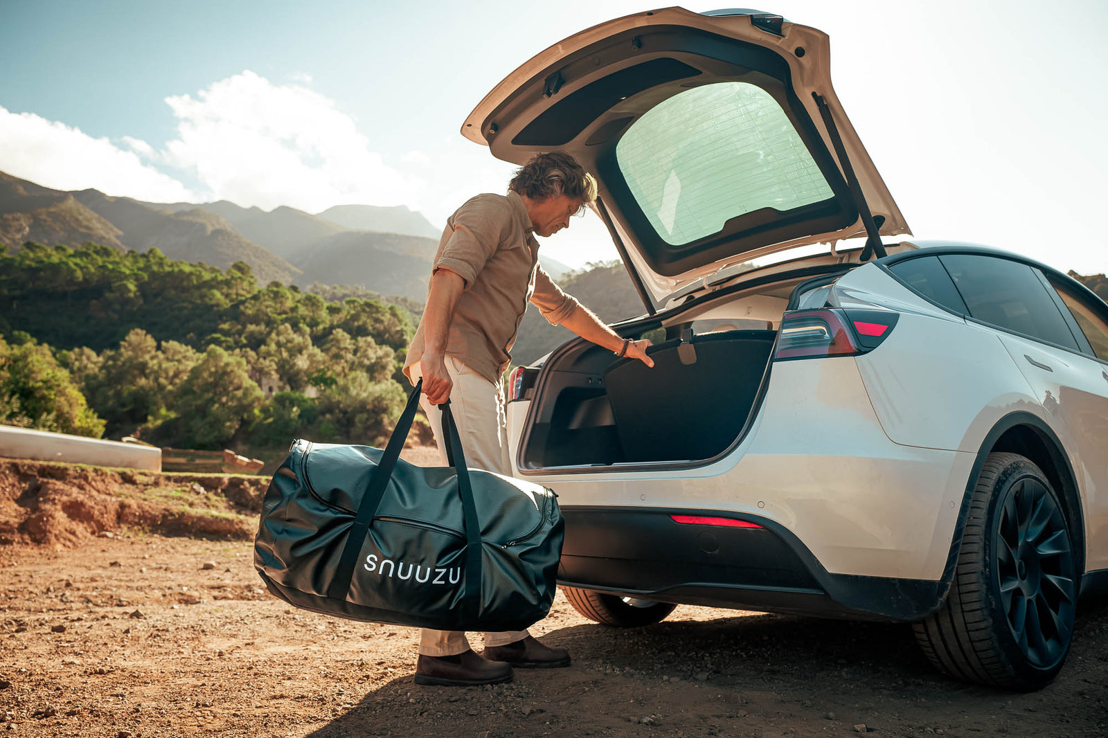 Tesla Model Y Mattress | Hotel Comfort for Your Tesla | Snuuzu